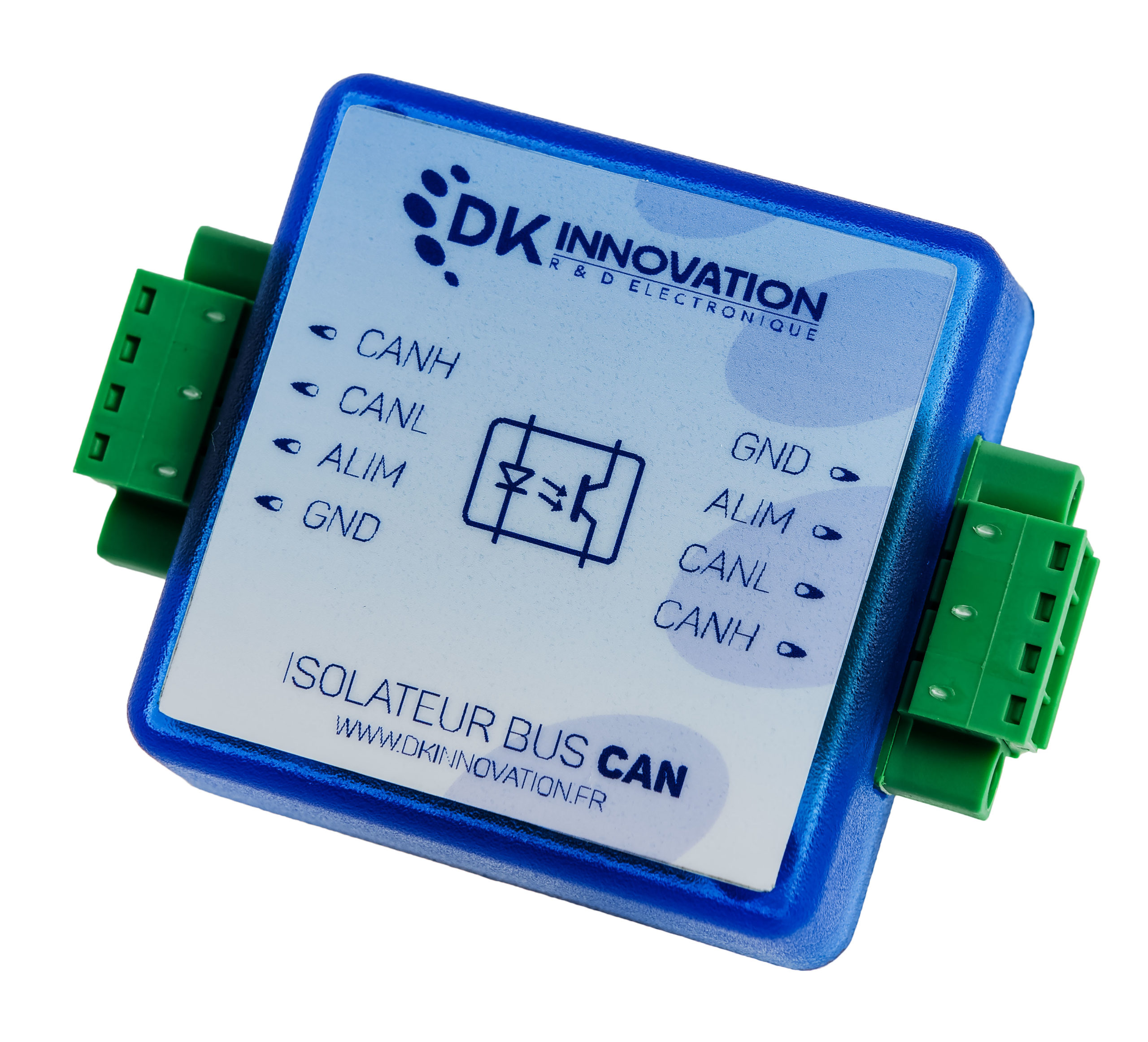 BUS CAN Isolator - DK Innovation - Powering BMS from multiple batteries